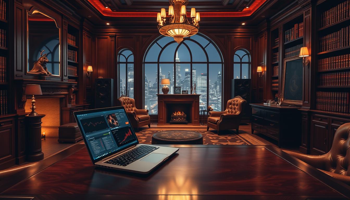 Luxury Cigar Lounge Office