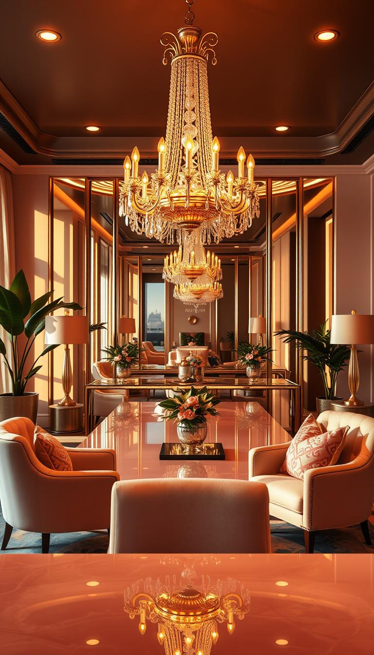 Glam Gold & Blush Office