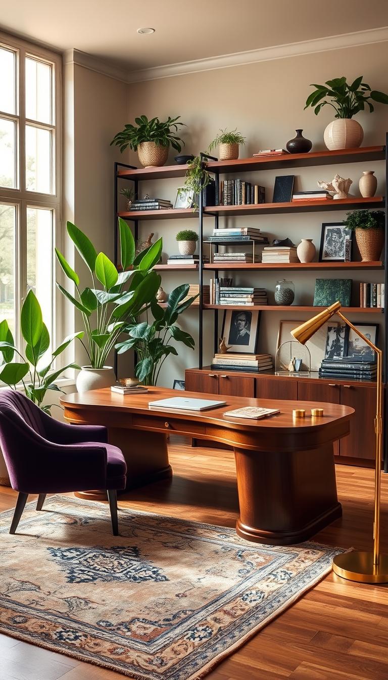 Feminine Maximalist Office