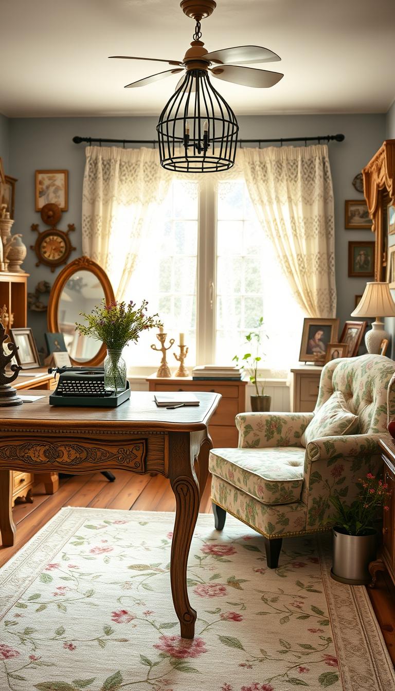 Cottagecore-Inspired Office
