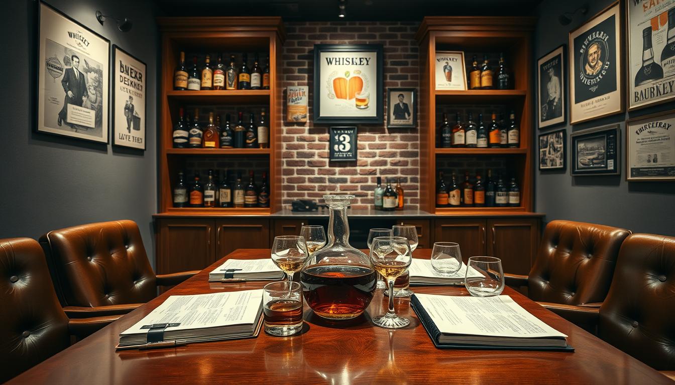 Whiskey & Bourbon Theme Office
