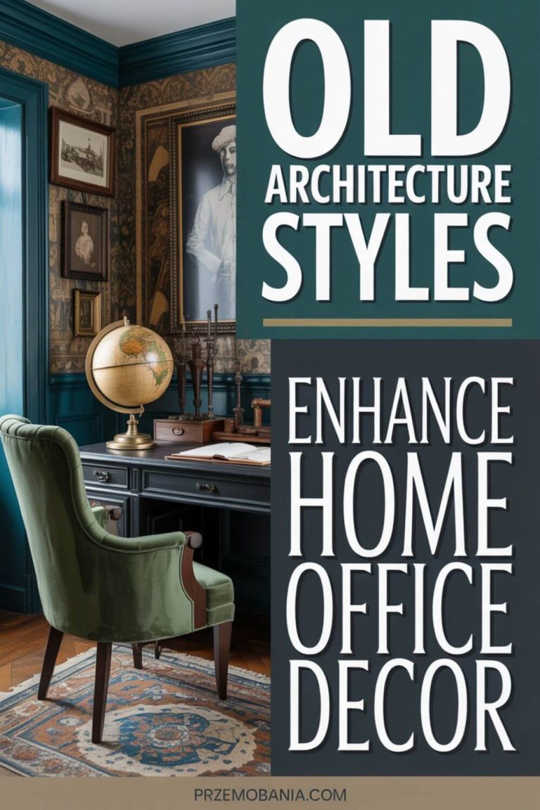 24 Old Architecture Styles to Enhance Home Office Decor
