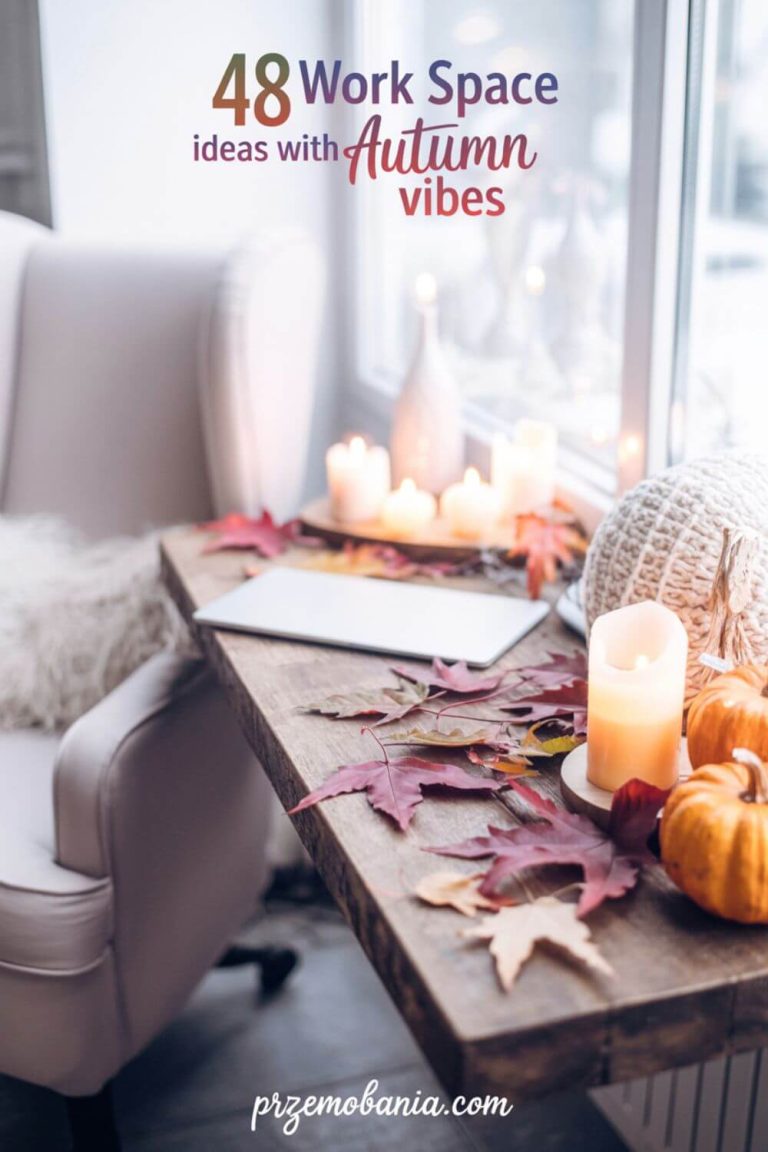 48 Cozy Work Space Ideas to Embrace Autumn Vibes