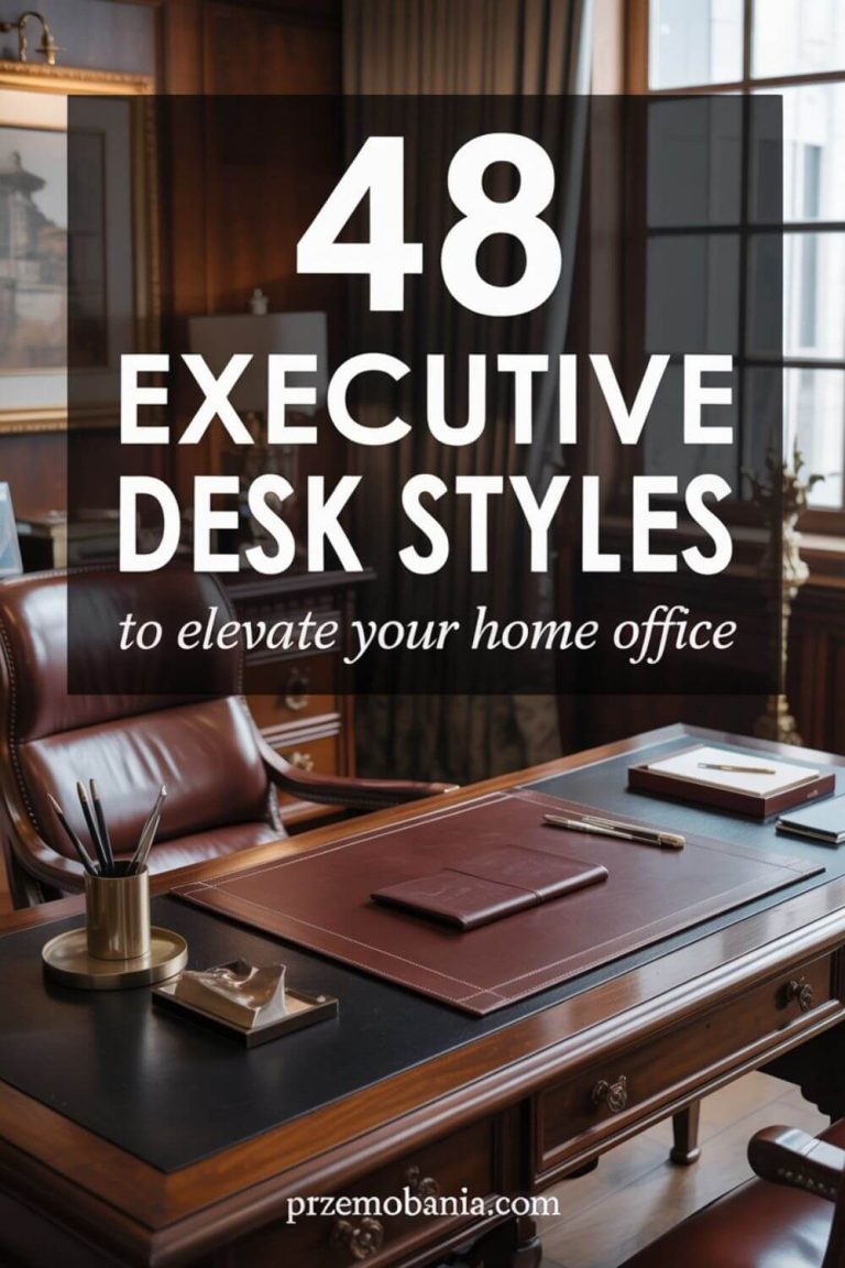 48 Stunning Executive Desk Styles to Elevate Your Office