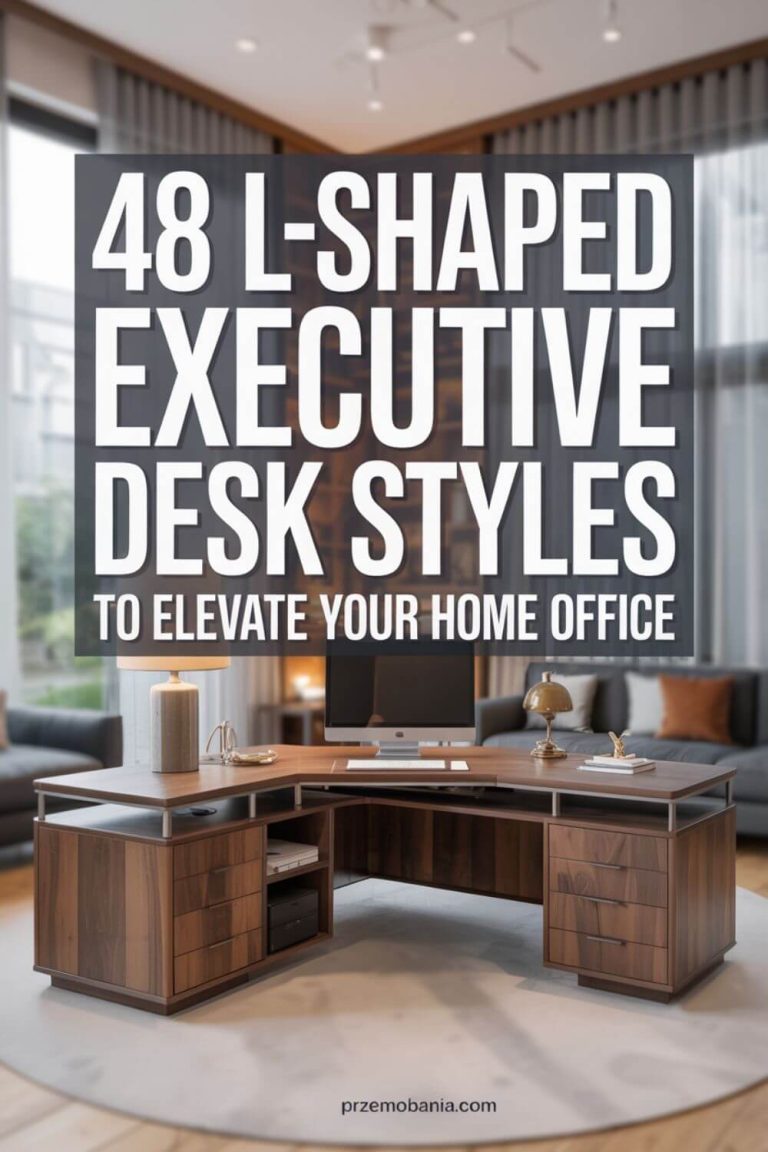 48 L Shaped Executive Desk Styles Perfect for Your Office