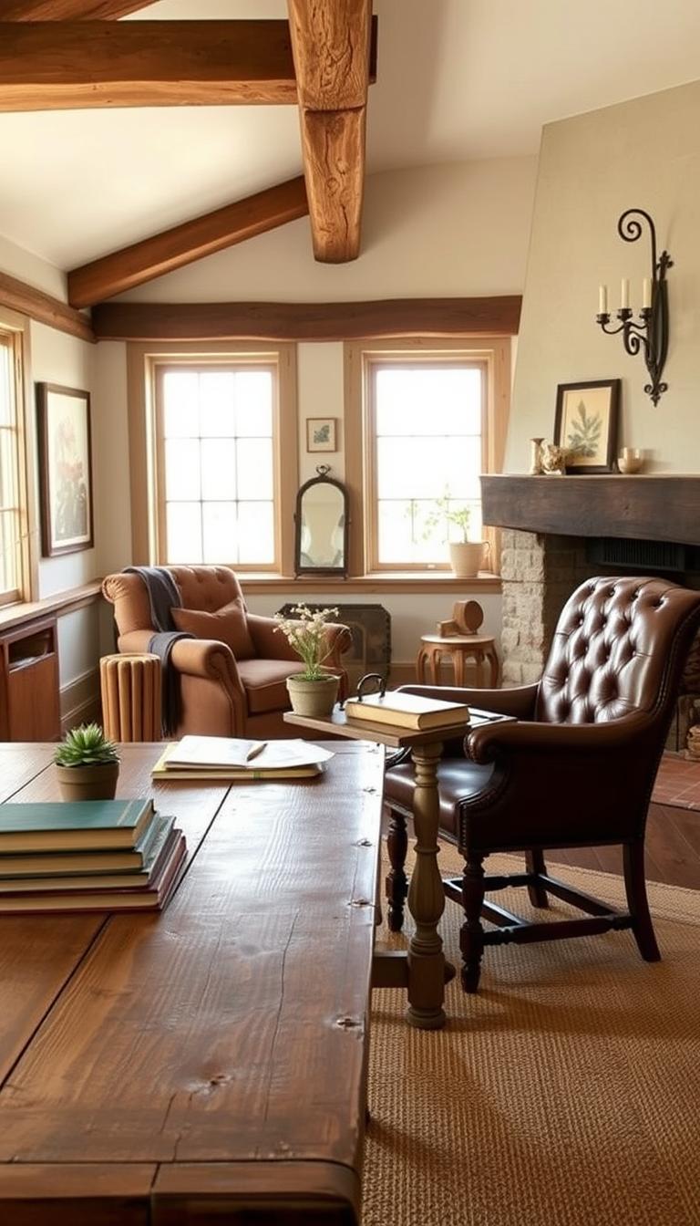 French Country Home Office