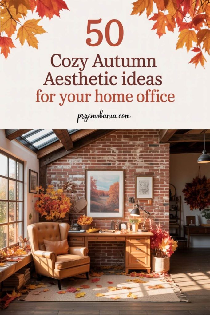 50 Cozy Autumn Aesthetic Ideas for Your Home Office
