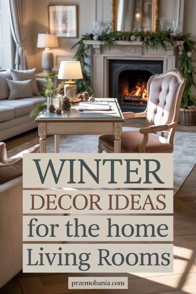 24 Winter Decor Ideas for the Home Living Rooms
